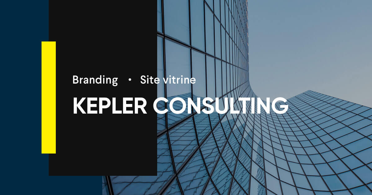 Kepler | Création du site internet du cabinet conseil & CRM